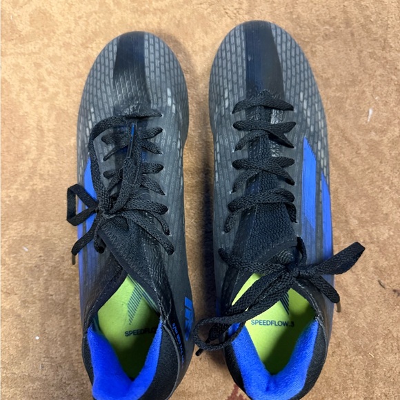 adidas | Shoes | Adidas Mens Black And Blue Speedflow Shoes | Poshmark